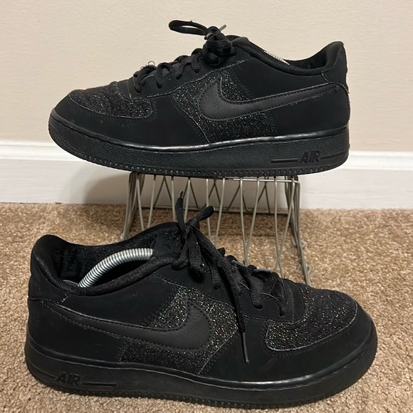 Nike | Shoes | Nike Air Force Lv8 Black Sparkle Af1 | Poshmark